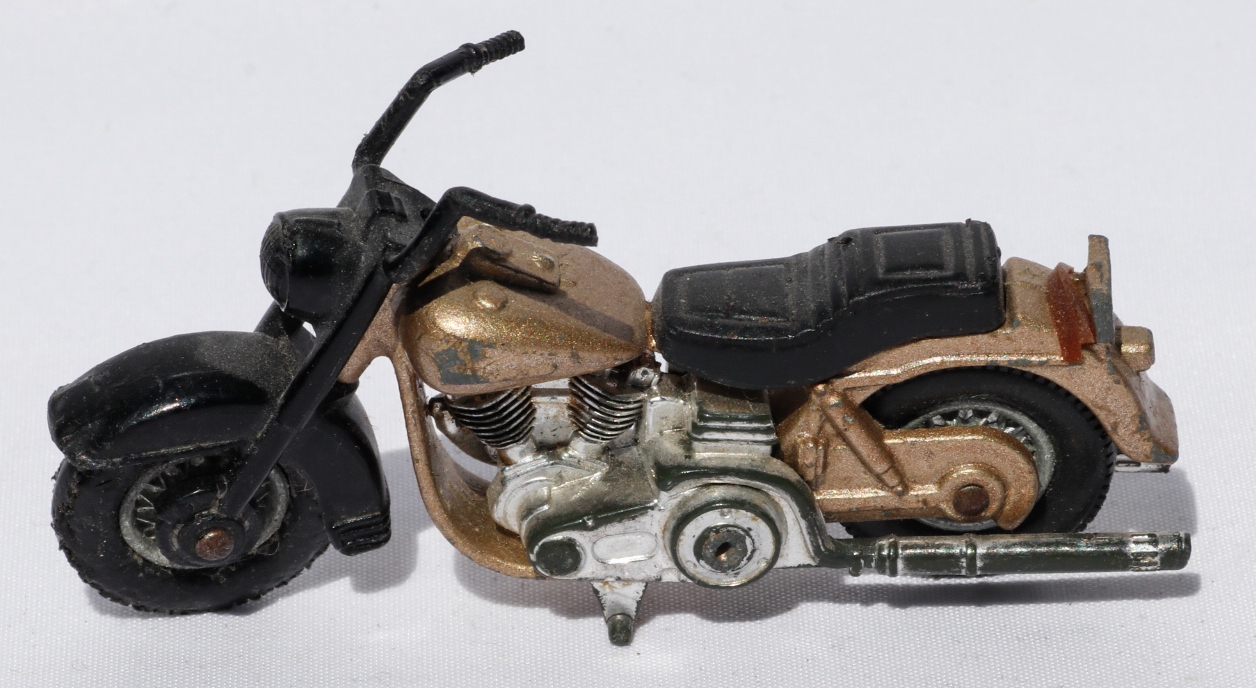 Matchbox Harley Davidson and Honda diecast motorcycles