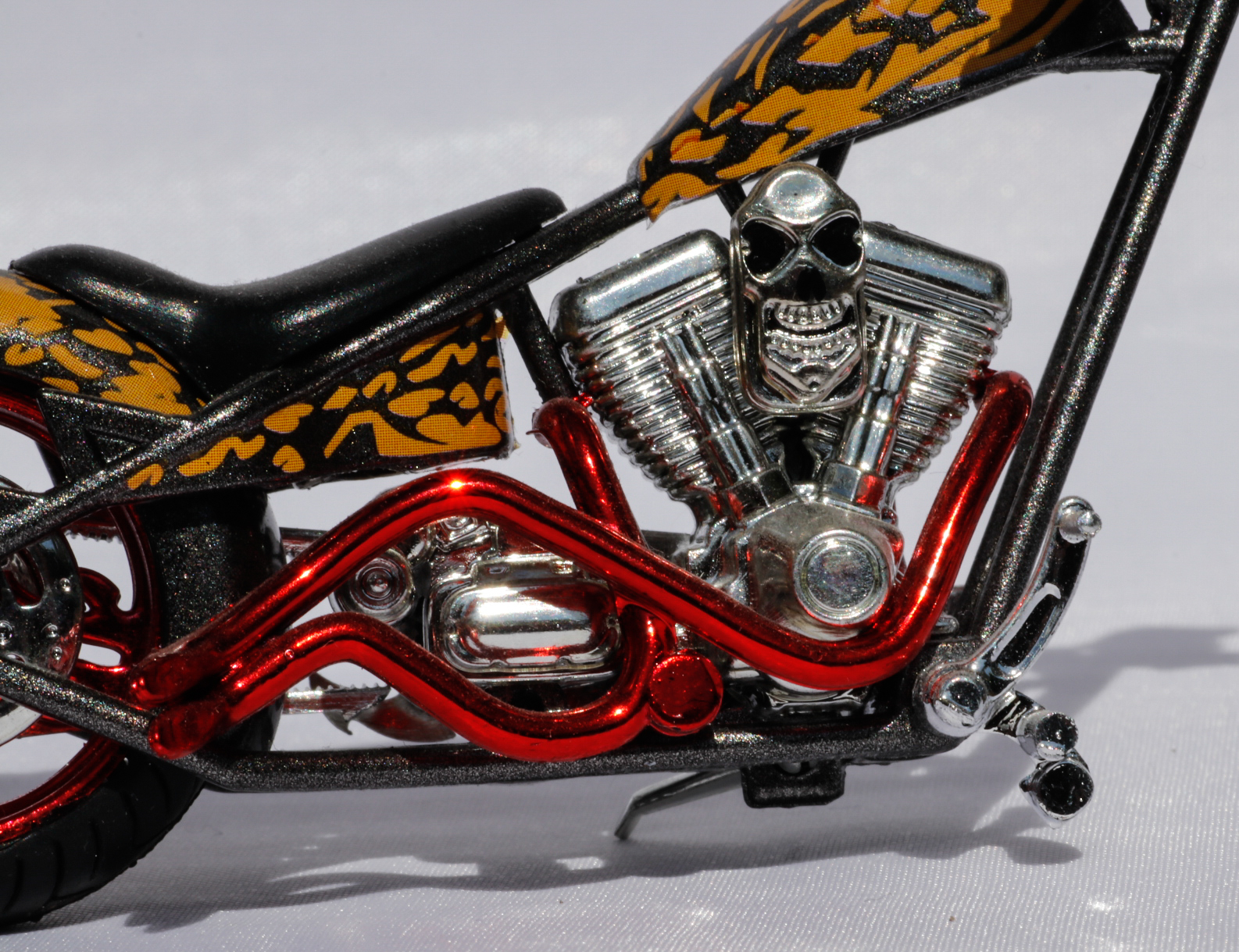 Saico 1:18 scale choppers and race replica motorcycles.